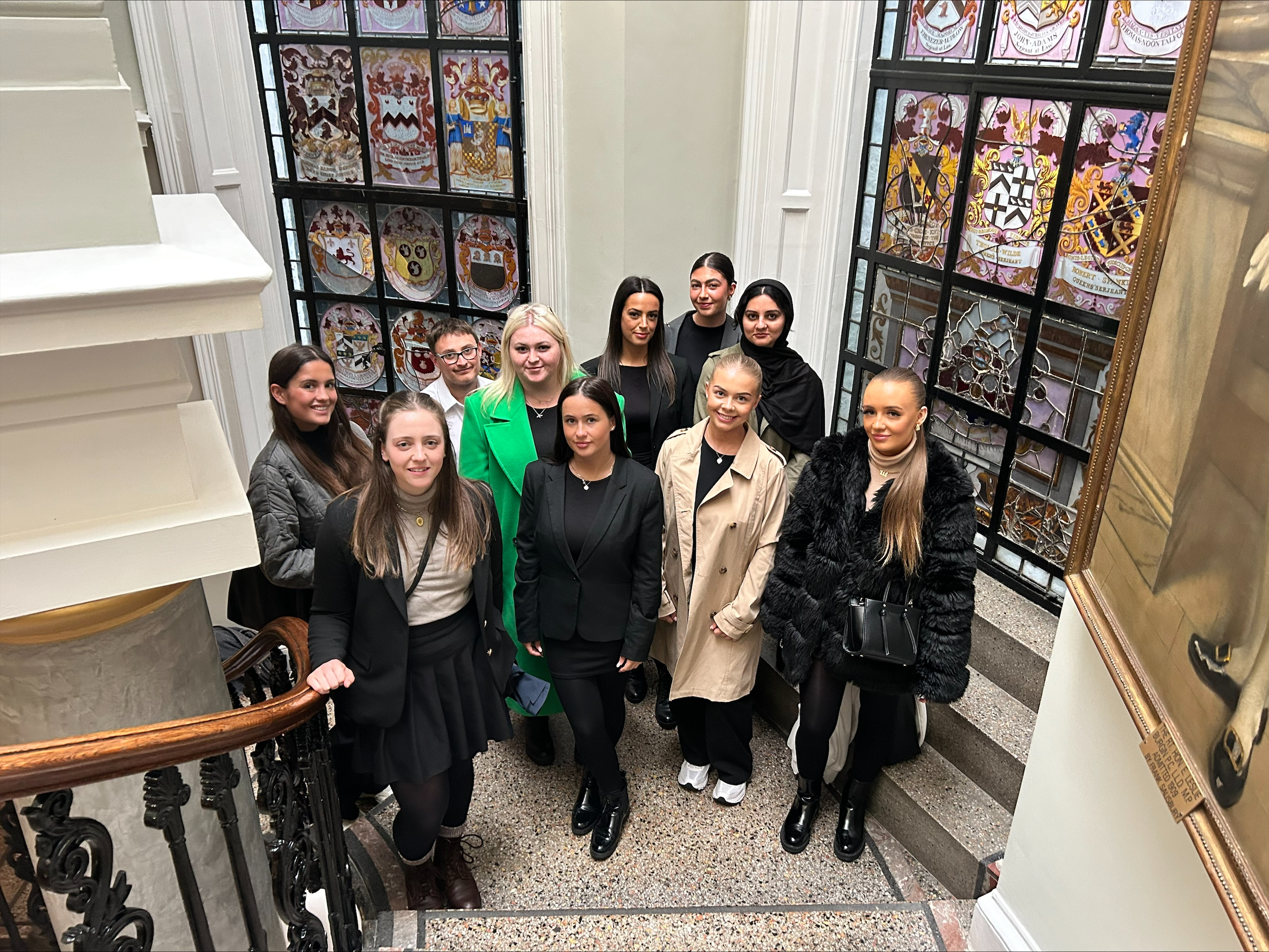 Leeds Law School students meet Law Society president | Leeds Beckett ...