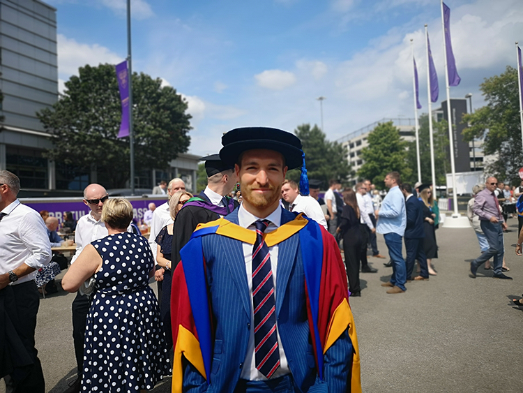 Mark becomes latest Doctor Cooke after graduating from Leeds Beckett ...