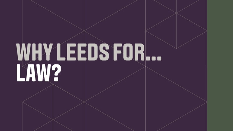 Law for Canadian students | International students | Leeds Beckett ...